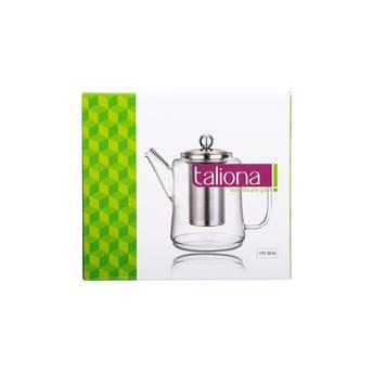 Shop Taliona Classic Borosilicate Glass Tea Pot W/Steel Lid (400 ml ...