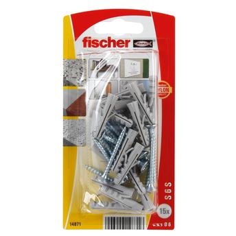 Buy Fischer Expansion Plug W/ Screw Pack, S6 (15 Pc.) Online in Dubai ...