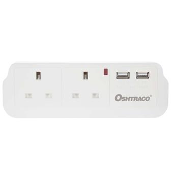 Shop Oshtraco Universal Plug Input Multi-Socket W/ USB Port Online ...