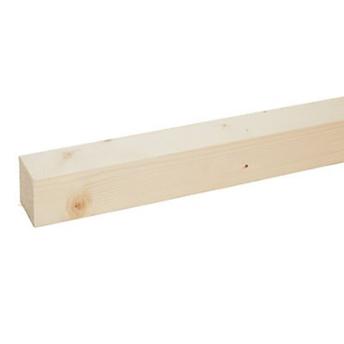Shop Metsa Wood Whitewood Spruce Planed Softwood Timber (4.4 x 4.4 x ...