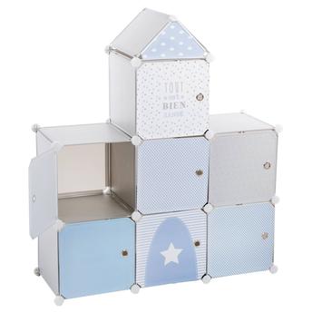 Shop Atmosphera Polypropylene Storage Castle (95.5 x 32 x 109 cm, 7 Pcs ...