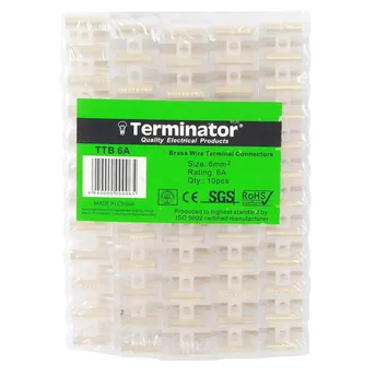 Shop Terminator Terminal Connector Blocks 6A (10 Pc., 6 mm) Online ...