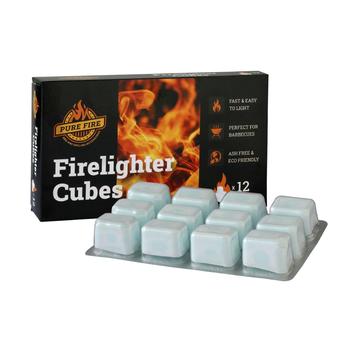 Buy Pure Fire White Paraffin Lighter Cubes Pack (12 Pc.) Online in ...
