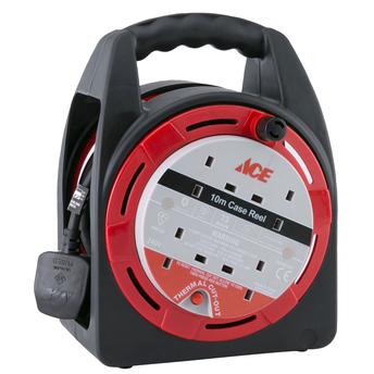 Buy ACE Cable Reel with 4 Closed Sockets (10 m) Online in Dubai & UAE | ACE