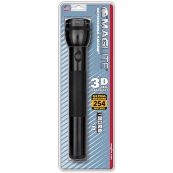 Buy Maglite Heavy-Duty 3-Cell D Flashlight, S3D016 (Black, 45 Lumen ...