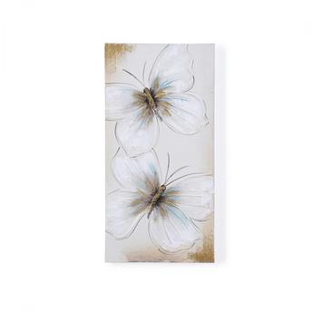 Shop Pan Emirates Moths Canvas Art (30 x 3 x 60 cm, White) Online - ACE UAE