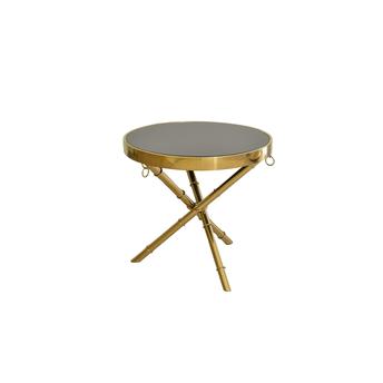 Shop PAN Emirates Aswat Glass Round End Table (60 x 60 x 56 cm) Online ...