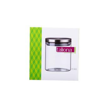 Buy Taliona Borosilicate Glass Canister W/Steel Lid (600 ml) Online in ...