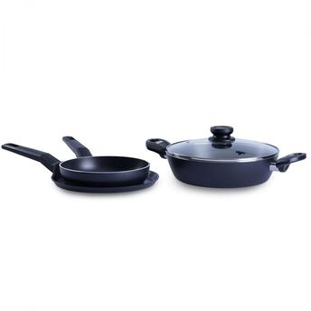 Shop Zuberi 4-Piece Cookware Set (Black) Online - ACE UAE