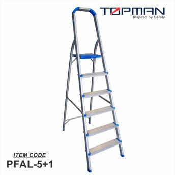 Shop Topman Aluminum Platform 6-Step Ladder, PFAL-6 (184 x 48 x 169 cm ...