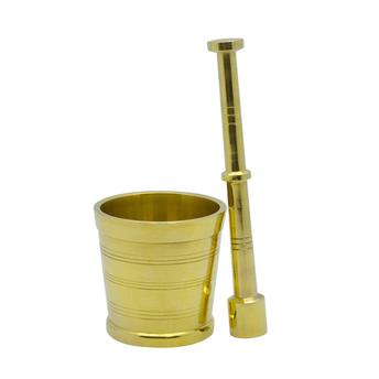 Shop Raj Brass Mortar & Pestle Set (10 cm) Online - ACE UAE