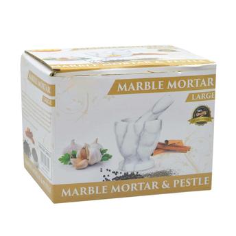 Shop Raj Marble Mortar & Pestle Set (Large) Online - ACE UAE