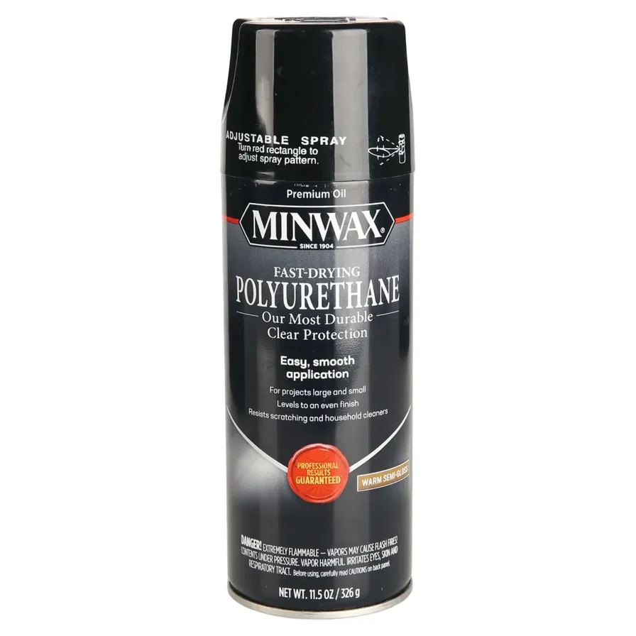 Shop Minwax Fast-Drying Polyurethane Spray (340 ml, Warm Semi-Gloss) Online - ACE UAE