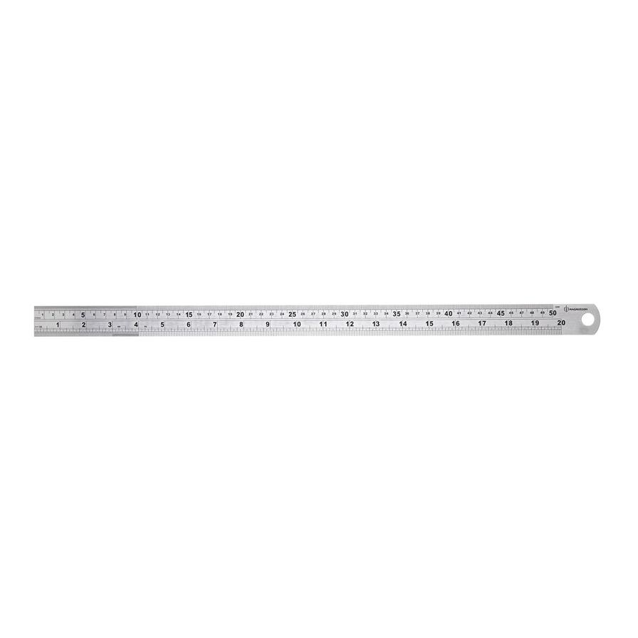 Shop Magnusson Steel Non-Foldable Ruler, AMS23 (50 cm) Online - ACE UAE