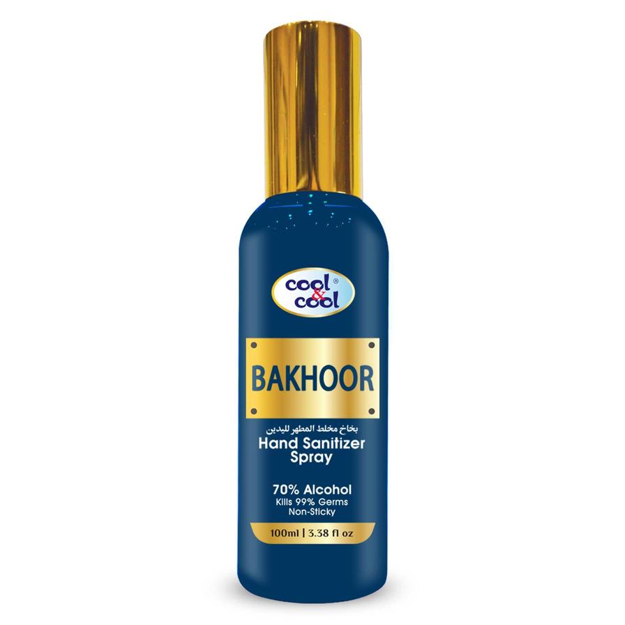 Buy Cool & Cool Hand Sanitizer Spray (100 ml, Bakhoor) Online in Dubai ...