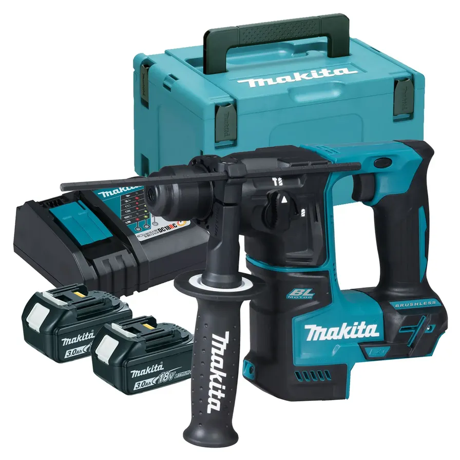 Shop Makita Cordless Compact Rotary Hammer W/Batteries & Charger ...