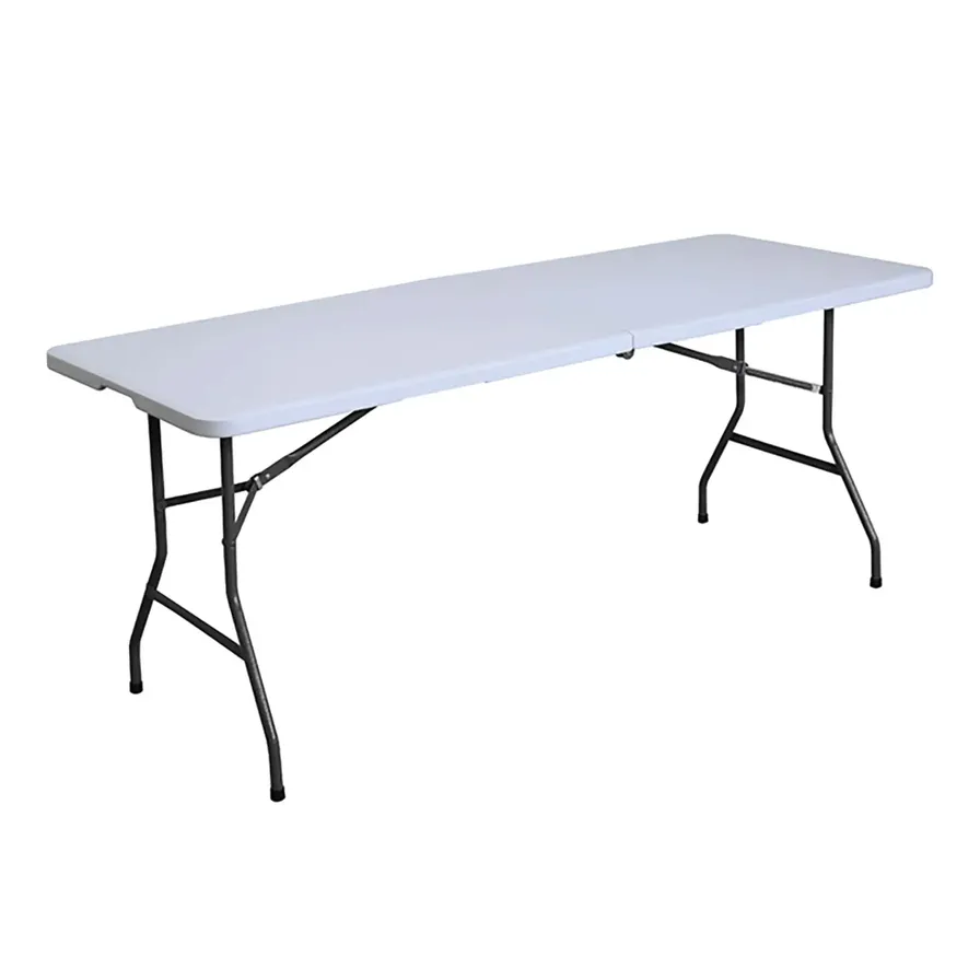 Shop Plastic & Steel Folding Table (180 x 74 x 74 cm) Online - ACE UAE