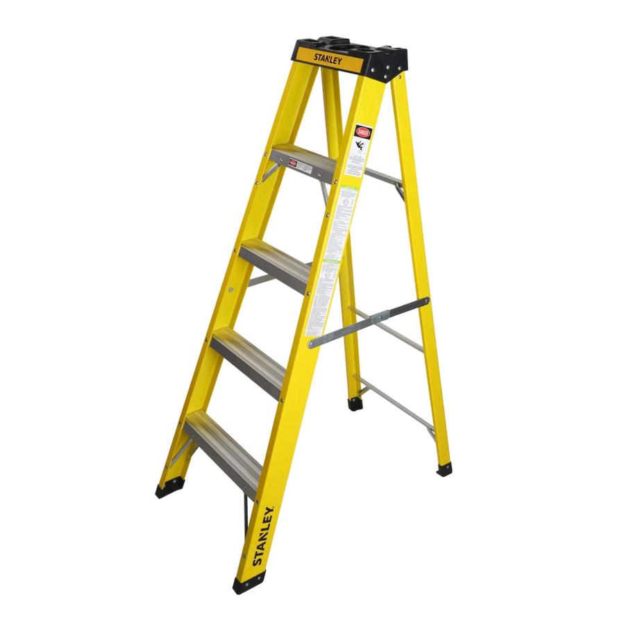 Buy Stanley 4-Tier Fiberglass Ladder (48 x 14 x 127 cm) Online in Dubai ...