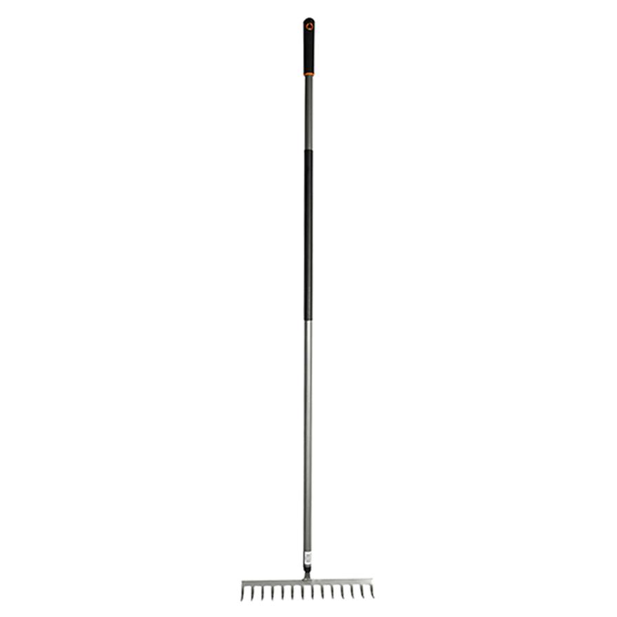 Shop Fiskars Garden Light Iron Rake (154 cm, Silver/Black Online - ACE UAE