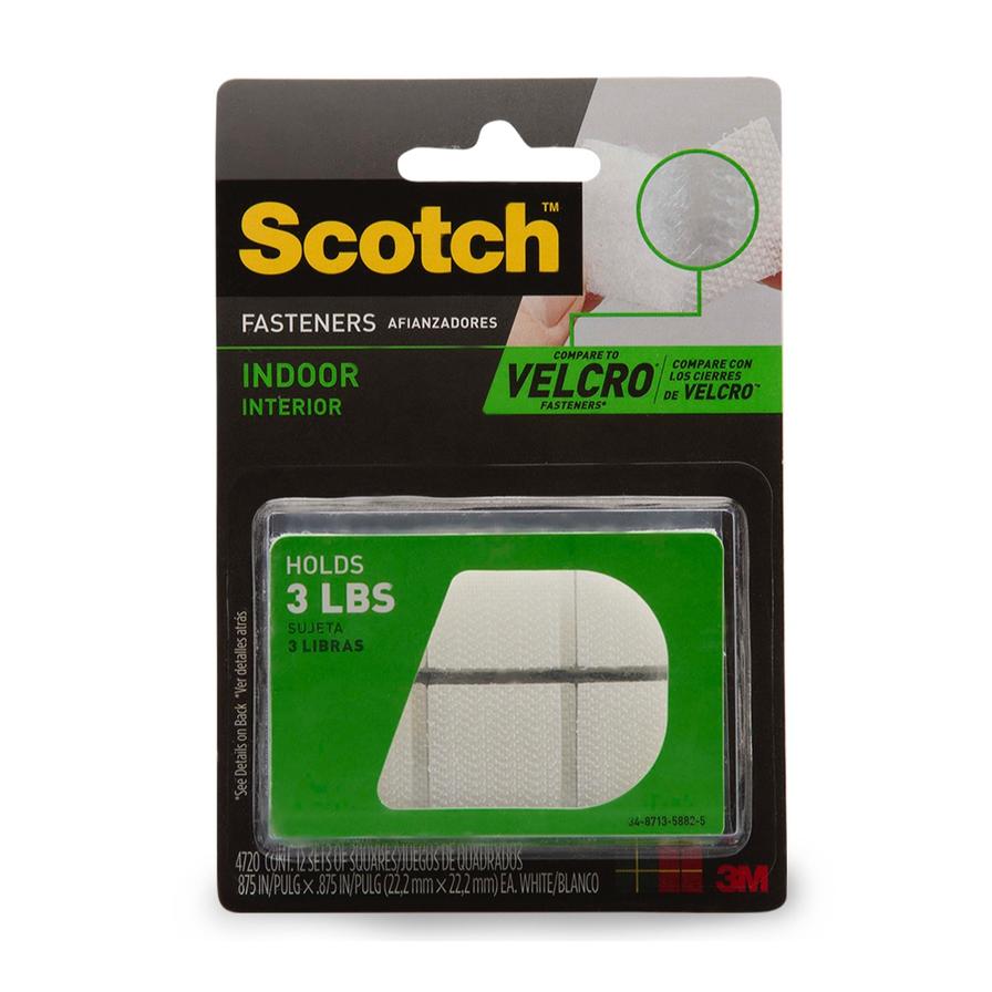 Buy 3M Scotch Indoor Fasteners (2.2 x 2.2 cm, 12 pcs) Online in Dubai ...