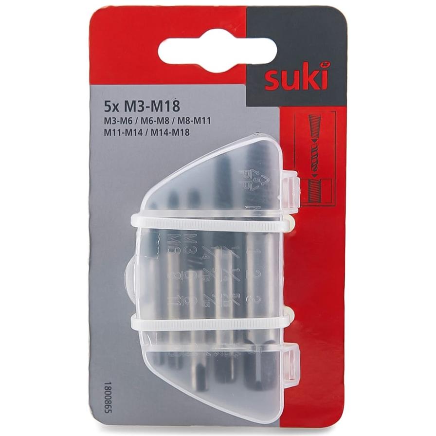 Shop Suki M3 - M12 Screw Extractor Set (Pack of 5) Online - ACE UAE
