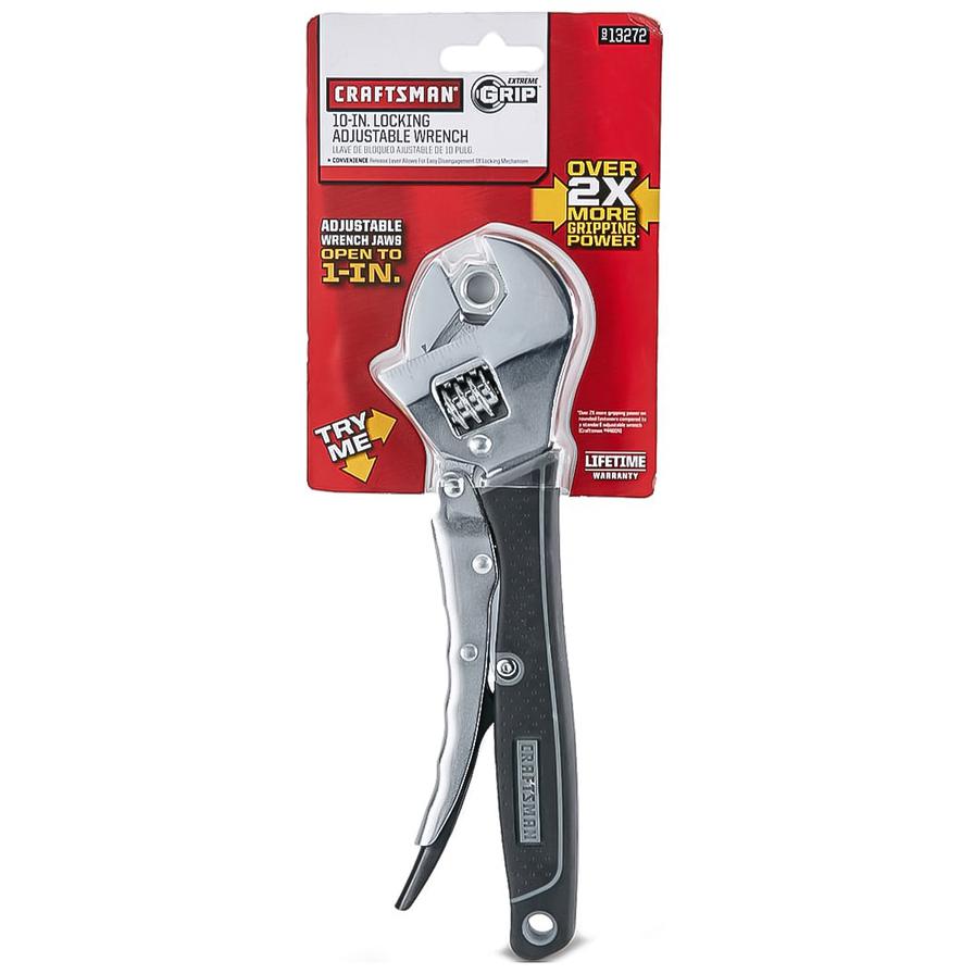 Shop Craftsman Extreme Grip Locking Adjustable Wrench 254 mm Online ACE UAE
