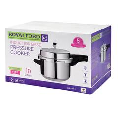 Shop Royalford Induction Aluminium Pressure Cooker W/Outer Lid (10 L ...