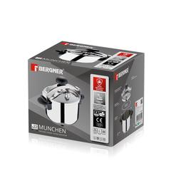 Buy Bergner Munchen Induction Stainless Steel Pressure Cooker W/Outer ...