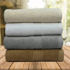 Buy Danube Home Downy Cotton Bath Towel (70 x 140 cm, Beige) Online in ...