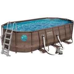 Shop Bestway Power Steel Swim Vista Series Above Ground Pool Set (549 x 274 x 122 cm) Online ...