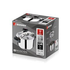 Buy Bergner Munchen Induction Stainless Steel Pressure Cooker W/Outer ...