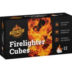 Buy Pure Fire White Paraffin Lighter Cubes Pack (12 Pc.) Online in ...