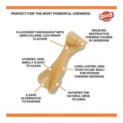 Buy Nylabone Dura Chew Big Chew Beef Bone Original Online in Dubai ...
