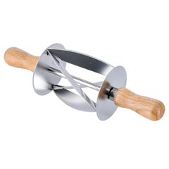 Shop Royalford Stainless Steel Croissant Roller Cutter W/Wooden Handle ...