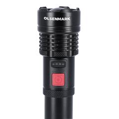 Shop Olsenmark Rechargeable LED Flashlight, OMFL2810 Online - ACE UAE