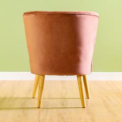 Shop Danube Home Gord Wood & Fabric Accent Chair (64 x 66 x 80 cm ...