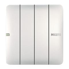 Shop Milano 10A 4 Gang 1 Way Switch Wh Ps (3 x 3 cm) Online - ACE UAE