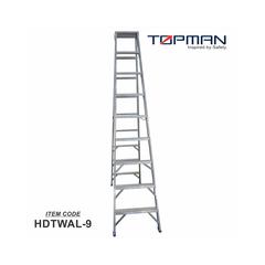Shop Topman Aluminum Heavy Duty 9-Step Double Sided Ladder, Hdtwal9 ...