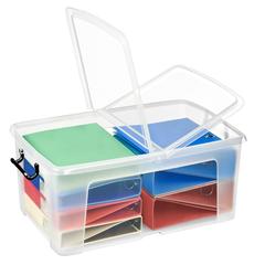 Shop Strata Plastic Storage Box W/Folding Lid (70 x 45 x 23 cm) Online ...
