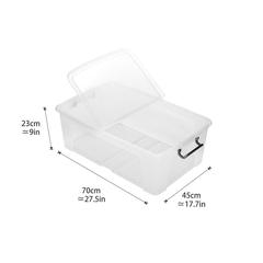 Shop Strata Plastic Storage Box W/Folding Lid (70 x 45 x 23 cm) Online ...